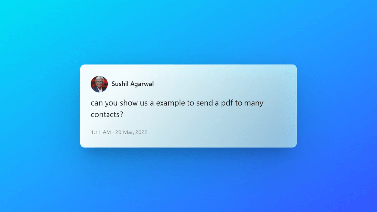 How To Send A PDF To Multiple Contacts groups Using WhatsApp API Coding Is Love