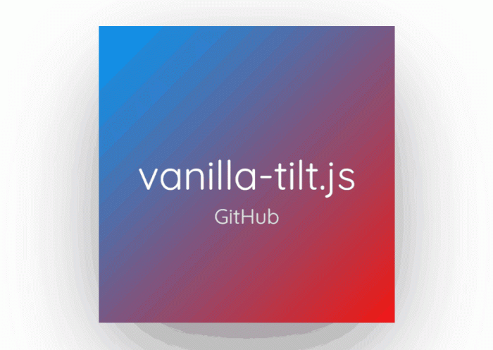 Creating Engaging 3d Tilt Effects With Vanilla Tilt Js Coding Is Love